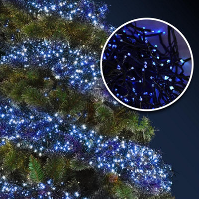 LED Fairy Lights Battery Operated 300 Christmas Cluster Tree Lights ...