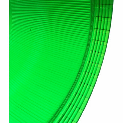 LED Green Flashing Compact Light Beacon Bolt On 12v/24v