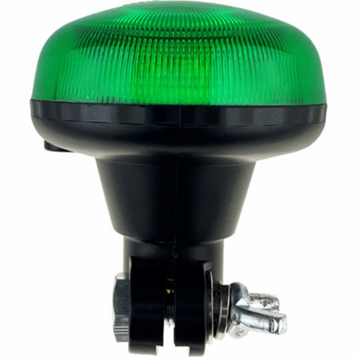 LED Green Flashing Economy Micro Beacon Din 12v/24v