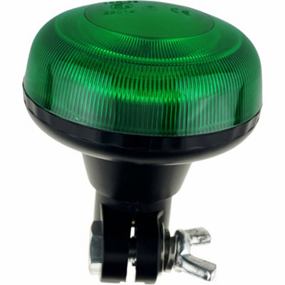 LED Green Flashing Economy Micro Beacon Din 12v/24v
