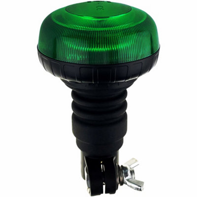 LED GREEN FLASHING ECONOMY MICRO BEACON FLEXI DIN 12V/24V