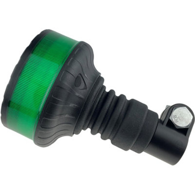 LED Green Flashing Micro Light Beacon Flexi Din 12v/24v