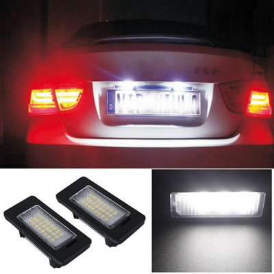 LED License Number Plate Light Lamp Bulbs For BMW E39 E60 E82 E70