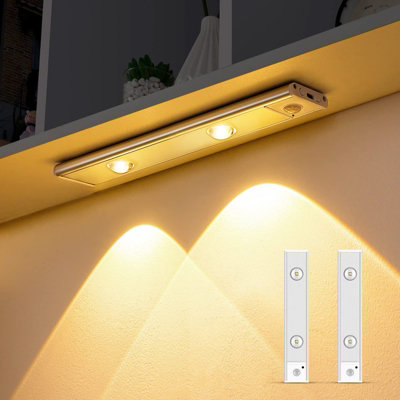 LED Motion Sensor Light Indoor, LED Closet Lights Wireless USB Charging ...