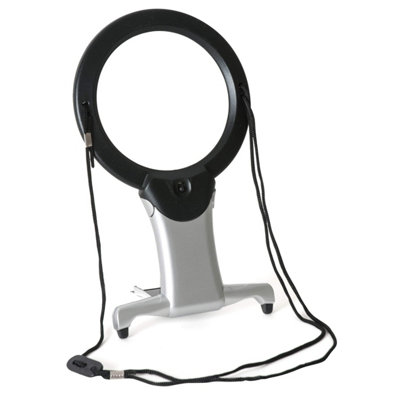 LED NECK MAGNIFIER - Magnifier: Illuminated: Hands-Free: 2-in-1: LED ...