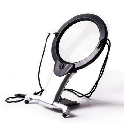 LED NECK MAGNIFIER - Magnifier: Illuminated: Hands-Free: 2-in-1: LED ...