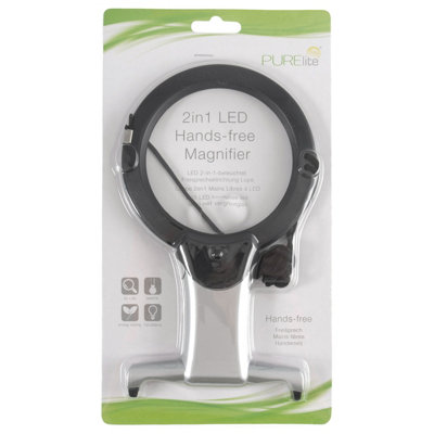 LED NECK MAGNIFIER - Magnifier: Illuminated: Hands-Free: 2-in-1: LED ...