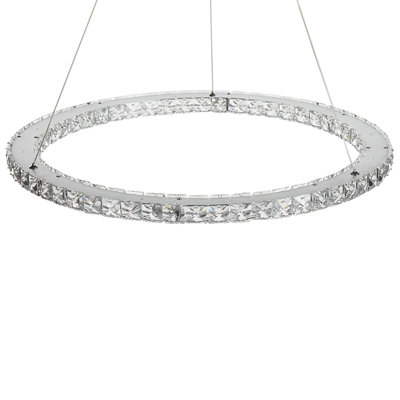 LED Pendant Lamp MAGAT Crystal Silver