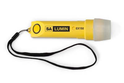 LED Safety Torch ATEX Certified Waterproof 135 Lumens, 4xAAA Pack Qty 1