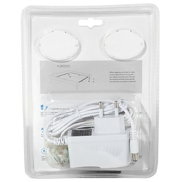 Buy LED Strip Lights ATRATO 240 cm with Motion Sensor White at B&Q Buy LED Strip Lights ATRATO 240 cm with Motion Sensor White at B&Q