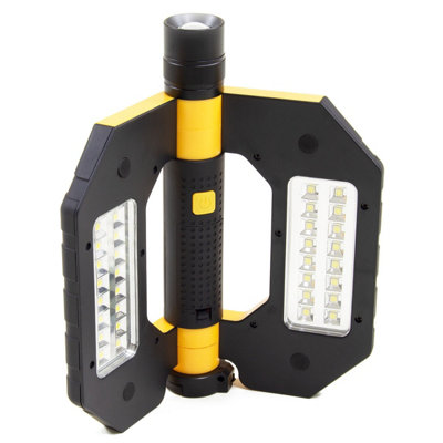 LED Torch & Worklight Wolf Night Owl Light SMD Replacable Batteries at B&Q