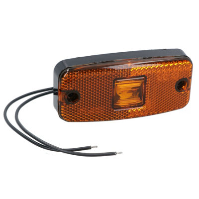Buy LED Trailer / Caravan Amber Side Marker Light / Lamp at B&Q