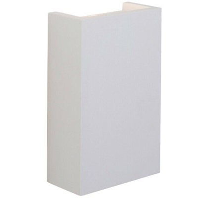 LED Twin Wall Light Warm White Primed White (ready to paint) Bedside ...