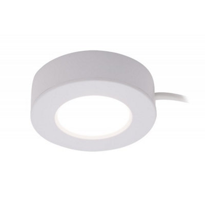 LED Under Cabinet Kitchen Work Top Light 240v Mains CCT Warm White Or ...