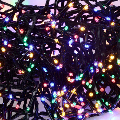 LED Waterproof Cluster Fairy Lights with Green Cable (480 Cluster ...