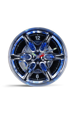 LED Wheel Rim Interior Wall Clock