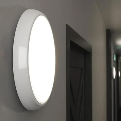 Ledbrite LED Ceiling & Wall Light Slimline 2 D Bulkhead 8 W, 12 w & 15 ...