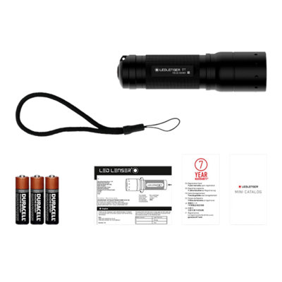 Ledlenser Police Tac Torch PTT AAA Battery 280 Lumen Tactical LED Hand ...