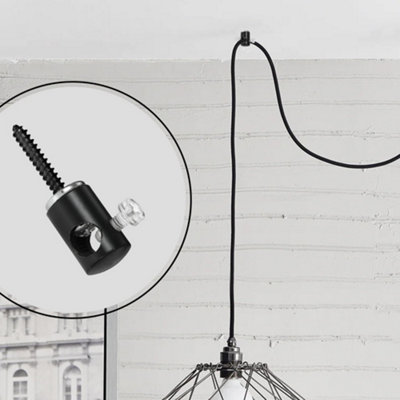 LEDSone Chandelier Lighting Hook, 2 Pcs Metal Swag Hook for Ceiling ...