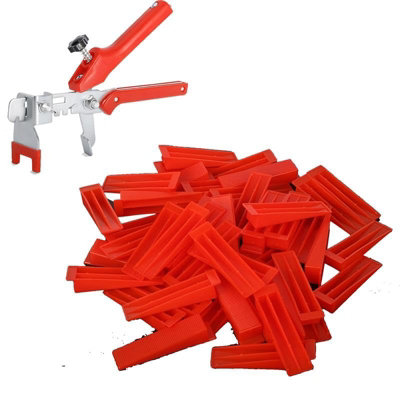 LEDSone Tile Leveling Wedges 200 Pcs Reusable Tiles Leveler Wedges ...