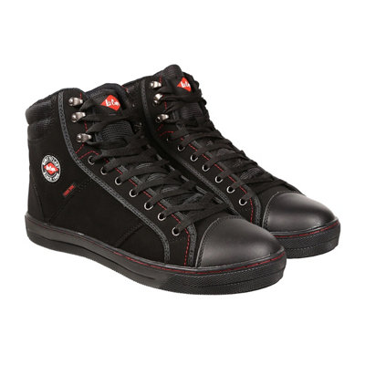 Lee Cooper Unisex Adult Nubuck Safety Boots Black (4 UK)