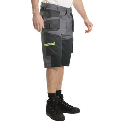 Lee Cooper Workwear Mens Reflective Trim Stretch Work Holster Cargo ...