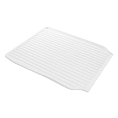 Leecroft Flexible PVC Plastic Draining Board Mat 40 x 50cm One Colour ...
