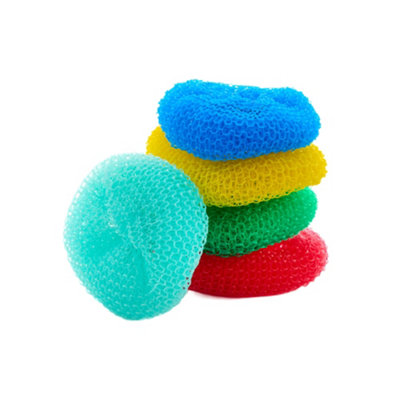 Leecroft Polypropylene Pot Scourer 5pk One Colour (One Size)
