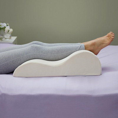 Leg Elevating Pillow, with High-Density Foam for Pain Relief, Swelling ...