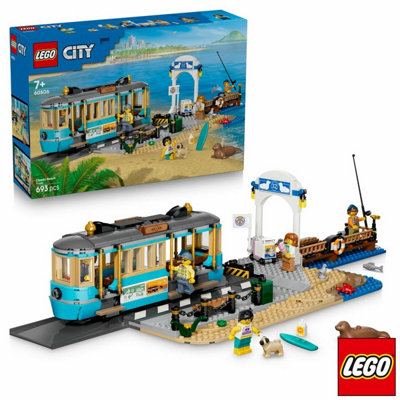 LEGO City Classic Beach Streetcar 60506 Building Set 693 Pieces Beach ...