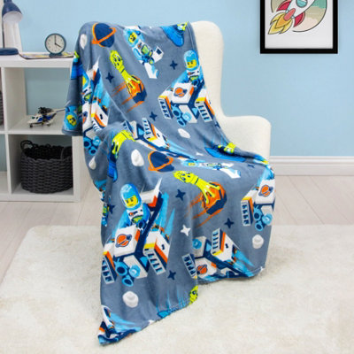 Lego City Fleece Throw Blanket