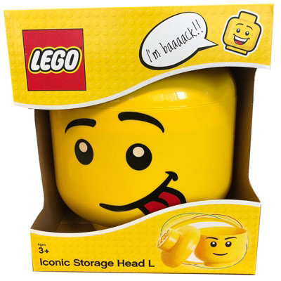 Lego Large Storage Head - Silly Face