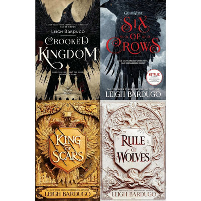 Leigh Bardugo 4 Books Collection Set (Rule of Wolves, King of Scars ...