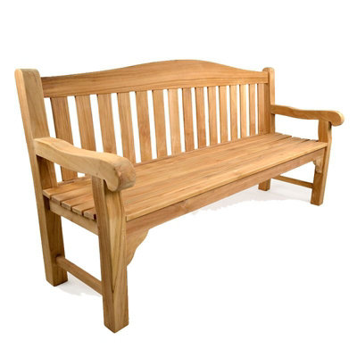 LeisureBench Oxford 4 Seat 180cm Grade A Teak Garden Bench