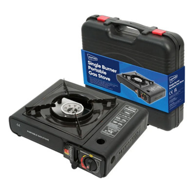 Leisurewize LW715 Portable Single Burner Camping Gas Stove with Carry Case