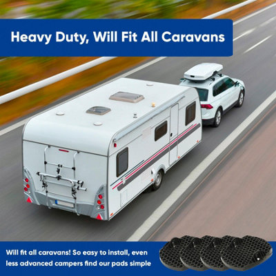 Leisurewize Pro Paw Caravan Feet with Metal Pins