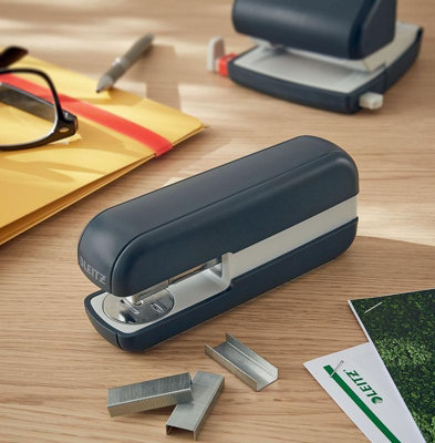 Leitz Cosy Velvet Grey 30 Sheet Office Stapler