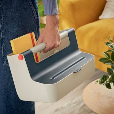 Leitz Cosy Velvet Grey Storage Carry Box