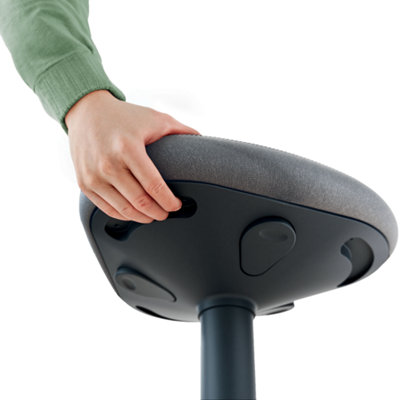 Leitz Ergo Active Sitting Stool Chair Posture Comfort Seat Adjustable ...