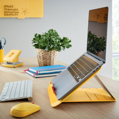 Leitz Ergo Cosy Warm Yellow Adjustable Laptop Stand