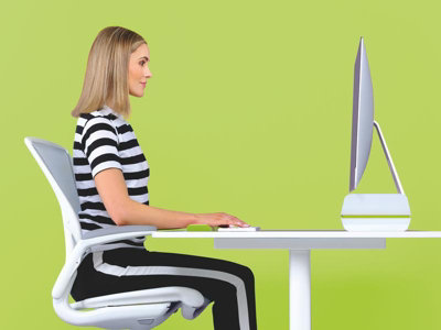 Leitz Ergo Wow Green Adjustable Monitor Stand