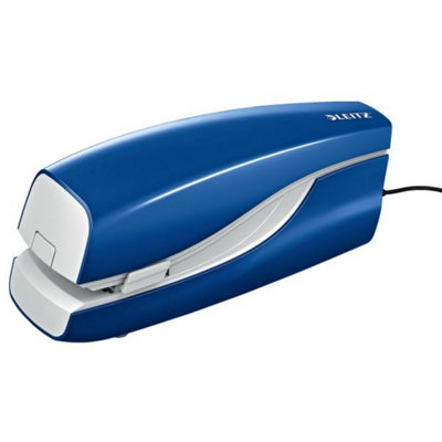 Leitz NeXXt Blue Electric Flat Clinch 20 Sheet Office Stapler & Staples