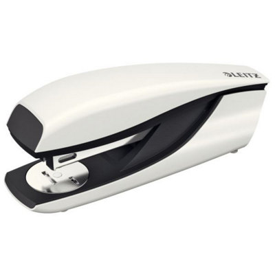 Leitz NeXXt Wow Pearl White Metal 30 Sheet Office Stapler