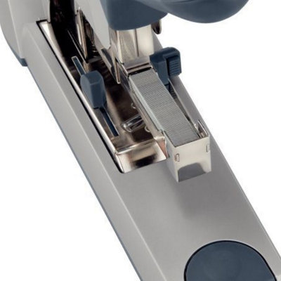 Leitz Silver Flat Clinch Heavy Duty 120 Sheet Office Stapler