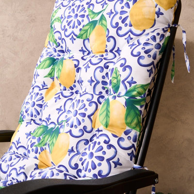 LEMON CUSHION OUTDOOR 1 X GARDEN GRAVITY CHAIR BENCH SEAT PAD