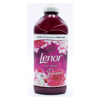 Lenor Fabric Conditioner Divine Ruby Jasmine 30 Washes 1.05L | DIY at B&Q