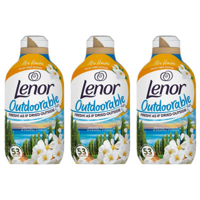 Lenor Fabric Conditioner Outdoorable Orange Blossom & Coastal Cypress ...