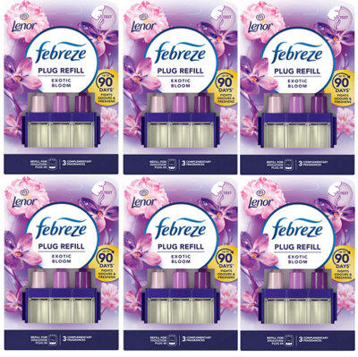 Lenor Febreze Ambi Pur 3Volution Air Freshener Plug in Refill Exotic ...