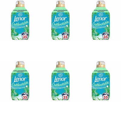 Lenor Outdoorable Fabric Conditioner, Northern Solstice, 35 Washes, 490Ml (Pack of 6) | DIY at B&Q