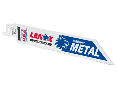 Lenox MetalWolf Wave Edge Reciprocating Saw Blade 152x 19 x 0.9mm 10 ...